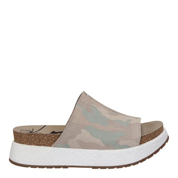 OTBT | Shoes | New Otbt Womens Wayside Flat Sandal In Khaki Camo | Poshmark